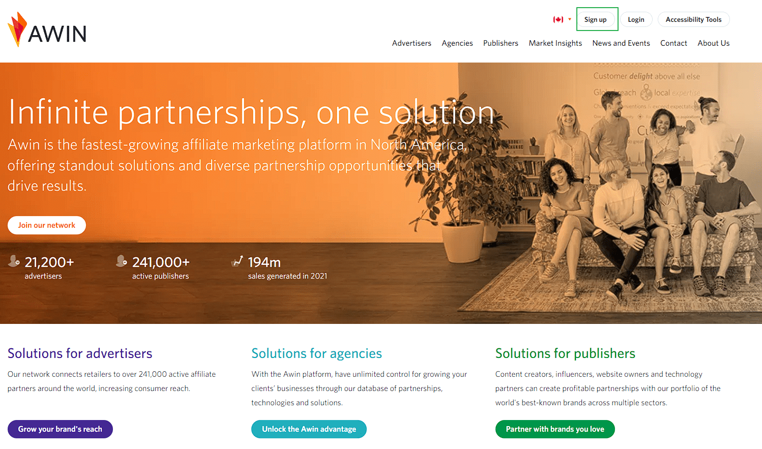 Awin Affiliate 회원가입